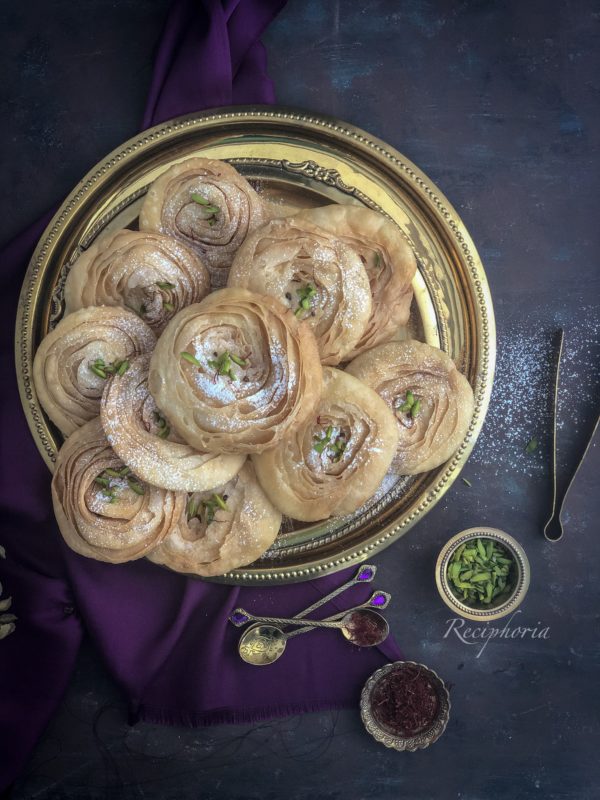 Chirote / Chiroti..flaky, crispy, layered sweet from Maharashtra ...